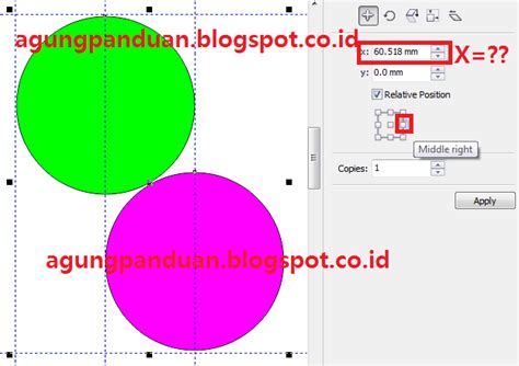 Cara Duplikasi Atau Clone Objek Dengan Jarak Tertentu Di Coreldraw