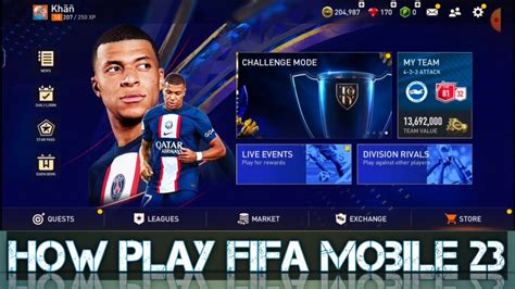 How To Play Fifa Mobile Gameplay Mobile Mein Gameplay Fifa 23 Youtube