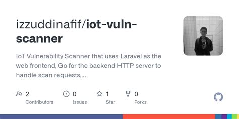GitHub Izzuddinafif Iot Vuln Scanner IoT Vulnerability Scanner That Uses Laravel As The Web