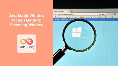 Javascript Window Open Method Opening New Window Codelucky