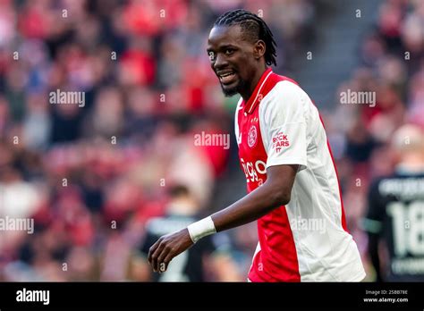 Amsterdam Netherlands February 2 Bertrand Traoré Of Afc Ajax Looks