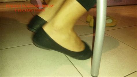Candid Shoeplay Dangling And Shoeplay With Ballet Flats … Flickr