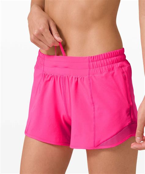 Lululemon Hotty Hot Short Ii Long 4 Pink Highlight Lulu Fanatics