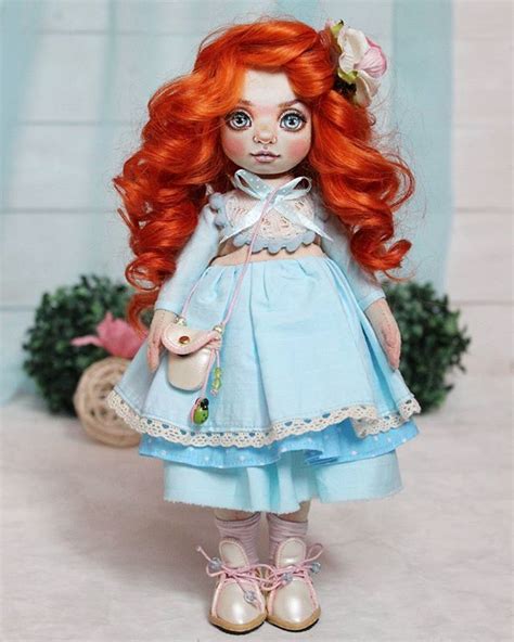 Куколка в полный рост Сделана на заказ Не продается ☺ Doll Clothes Fabric Dolls Women