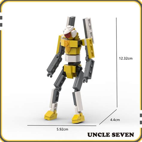 Строительные блоки роботов Eva Zero Moc электронные чертежи Uncle