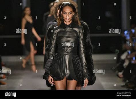 Model Joan Smalls Walks On The Runway During The Brandon Maxwell