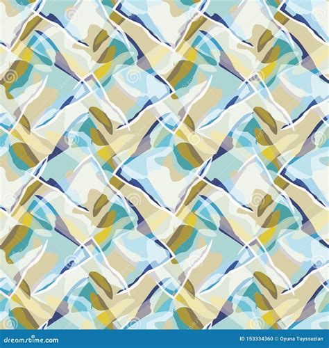 Abstract Seamless Pattern Illustration Of Rectangles Stock Vector Illustration Of Decor Olive