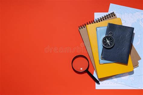 Business Navigate Concept With Compass Top View Stock Image Image Of