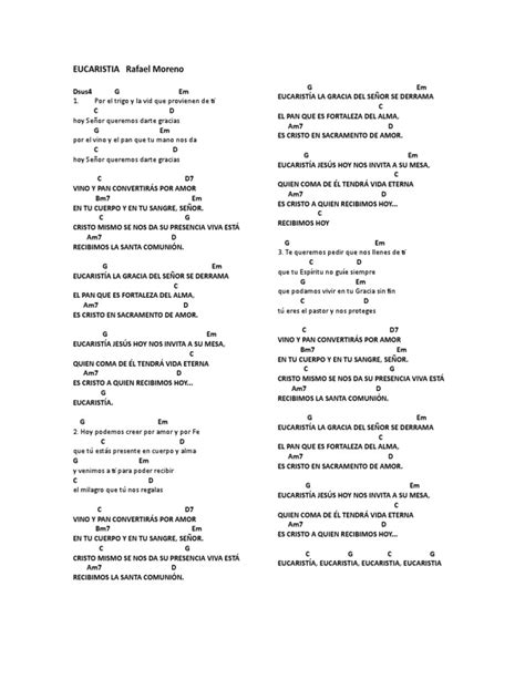 Eucaristia Rafa Moreno Pdf
