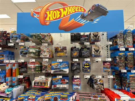 Display Of Hot Wheels Toy Cars At A Target Store Editorial Image