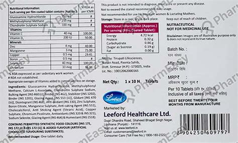 Buy Glucozone Tablet 10 Online At Flat 15 Off Pharmeasy