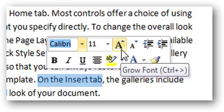 Turn Off Mini Toolbar And Live Preview Mode In Word 2007 Or