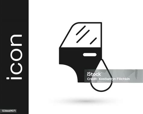 흰색 배경에 격리 된 검은 자동차 그림 아이콘 차체 수리 과정 벡터 차에 대한 스톡 벡터 아트 및 기타 이미지 차 페인트