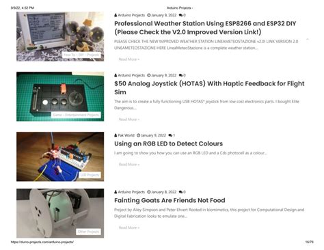 Latest Arduino Projects PDF List Downloadable Free Pdf