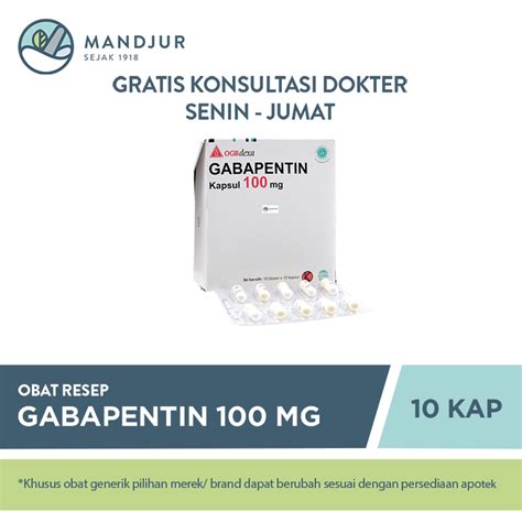 Jual Gabapentin 100 Mg 10 Kapsul Shopee Indonesia