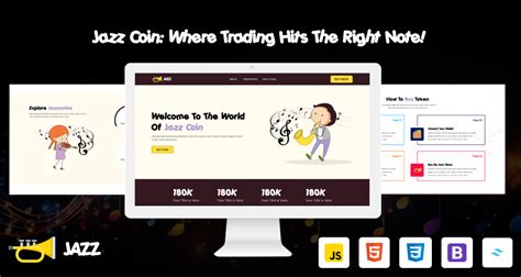 Jazz Meme Coin Website Bootstrap5 And Tailwind Css Template