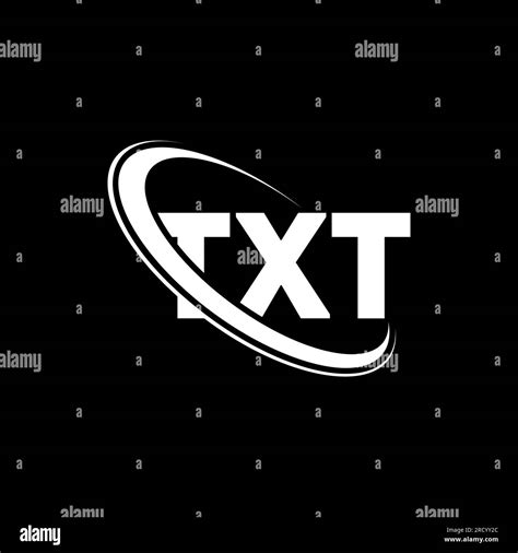 Txt Circle Logo Stock Vector Images Alamy