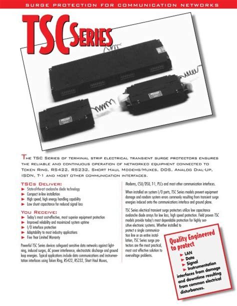 TSC Data Sheet Power Systems Innovations