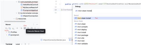 maven intellij bring mvn clean install to a button stack overflow