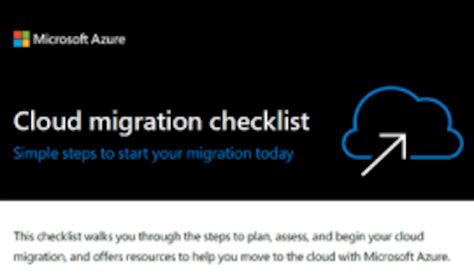 Cloud Migration Checklist Simple Steps To Start Your Migration Today Consiliant Technologies