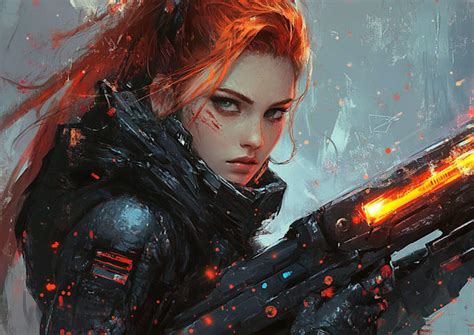 Sci Fi Character Illustration Or Sci Fi Character Art By Sleomander Fiverr