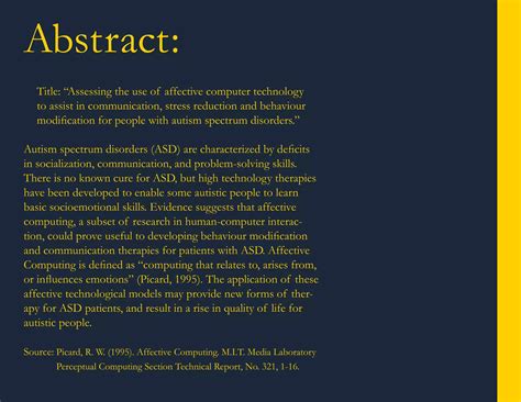 Autism And Affective Computing Ppt