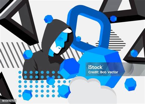 파란색 흰색 검은색 기하학적 그래픽 복고풍 포스터 와 남성 머리 가슴 동상 와 남자 흉상 조각이 있는 최소한의 기하학적 요소