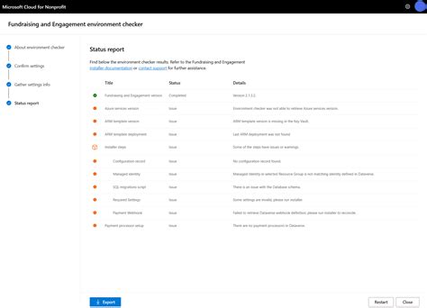 Identify Configuration Issues With Environment Checker Microsoft Cloud For Nonprofit