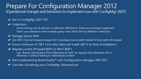 Ppt Microsoft System Center Configuration Manager 2012 Plan Deploy And Migrate From