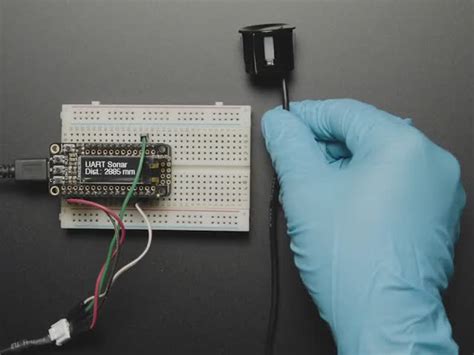 Panel Mount Ultrasonic Sonar Ranging Module With Uart Output Makersheet