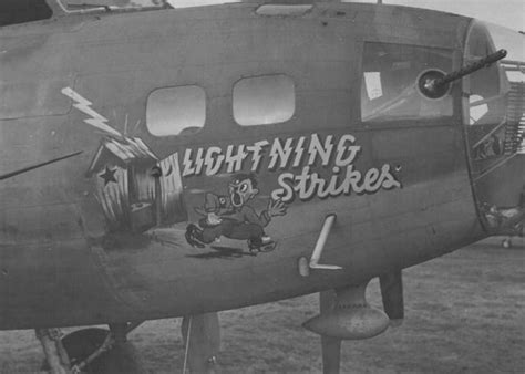 Boeing B 17 Flying Fortress “lightning Strikes” Of The 410th Bs 94th