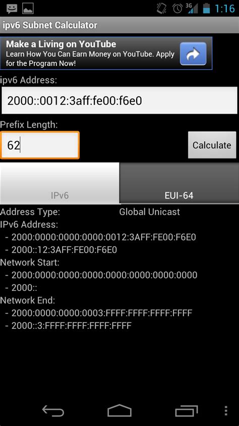 Ipv6 Subnet Calculator App On Amazon Appstore