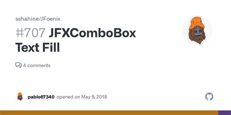 Jfxcombobox Text Fill · Issue 707 · Sshahinejfoenix · Github