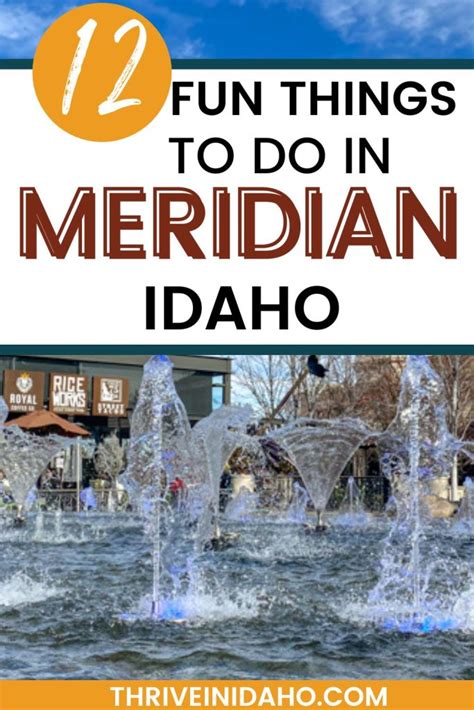 12 Really Fun Things To Do In Meridian Idaho Thrive In Idaho