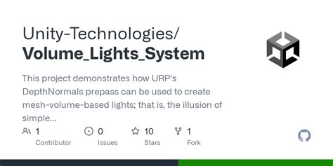 Github Unity Technologiesvolumelightssystem This Project Demonstrates How Urps