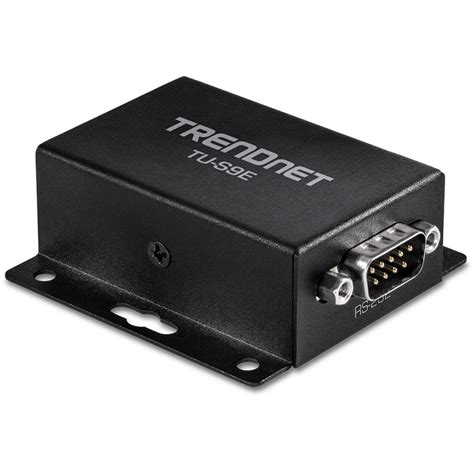 RS232 To Ethernet 1 Port Serial To IP Ethernet Converter TRENDnet TRENDnet TU S9E
