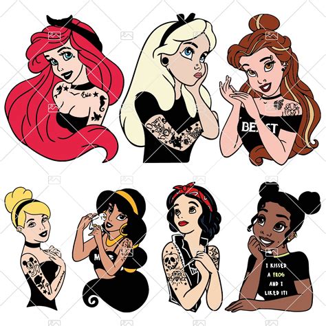 Punk Disney Princesses