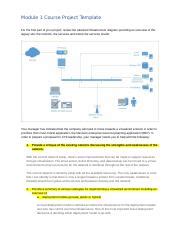 MM Module Course Project Docx Module Course Project Template For The First Part Of