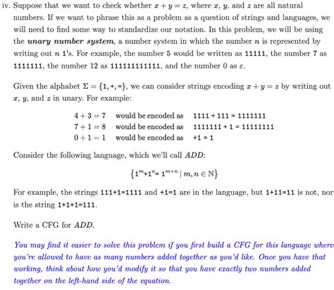 Solved iii Given Σ a b write a CFG for the language Chegg com