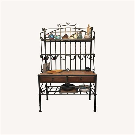 Bakers Rack With Great Storage Aptdeco