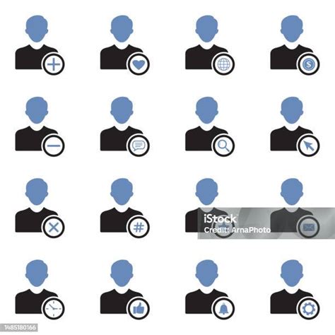 사용자 아이콘입니다 투 톤 플랫 디자인 벡터 일러스트레이션 개발에 대한 스톡 벡터 아트 및 기타 이미지 개발 개선 건강관리와 의술 Istock