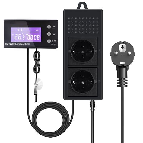 Buy Luxvista 220v Reptiles Thermostat Digital Timer Temperature Controller For Terrarium