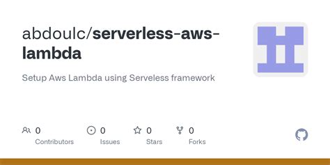 Github Abdoulcserverless Aws Lambda Setup Aws Lambda Using