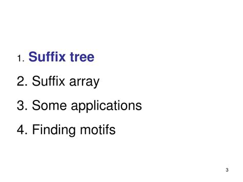 Ppt Suffix Tree And Suffix Array Techniques For Pattern Analysis In Strings Powerpoint
