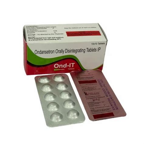 Ondansetron Orally Disintegrating Tablets Ip At ₹ 525 Box Ondansetron Orally Disintegrating