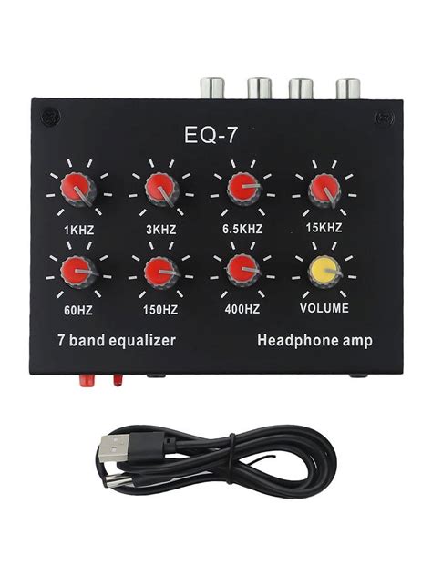 Btoer 7wave Segment Sound Equalizer Output Input 12db High Bass