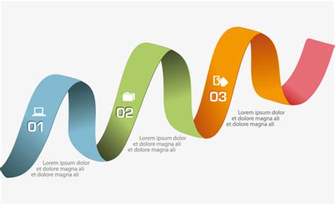 Vector Ppt Flow Chart Ppt Element Color Origami PNG And Vector For Free Download