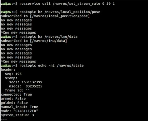 Unable To Echo Different Mavros Topics Ros 1 Ros 2 Discussion Forum For Px4 Pixhawk