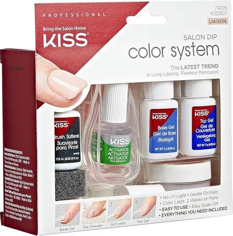 Kiss Salon Dip Powder Nail Kit All In One Professional 43 Off