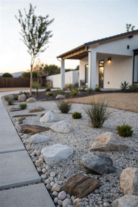 16 Stylish Modern Minimalist Front Yard Ideas